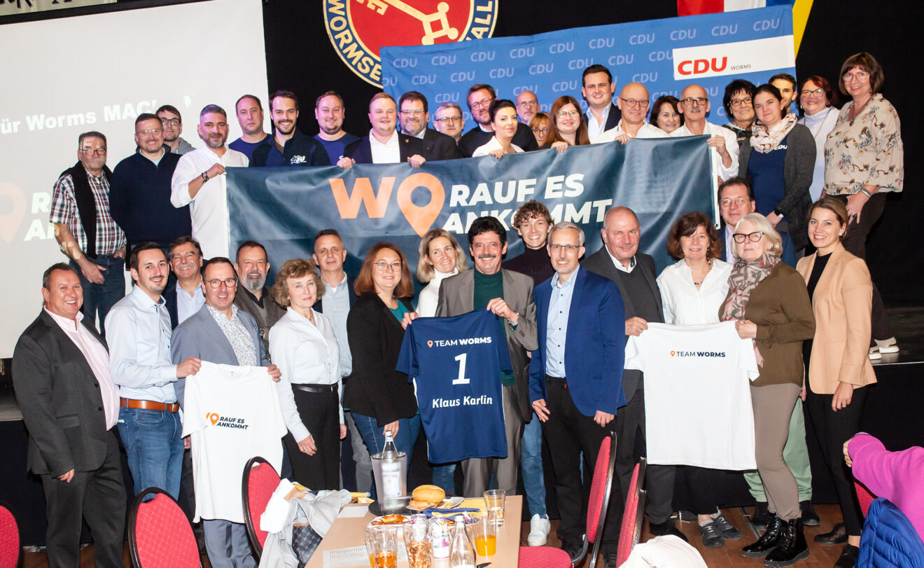 Gemeinsam stark: Wormser CDU zuversichtlich vor Kommunalwahl - WO ...