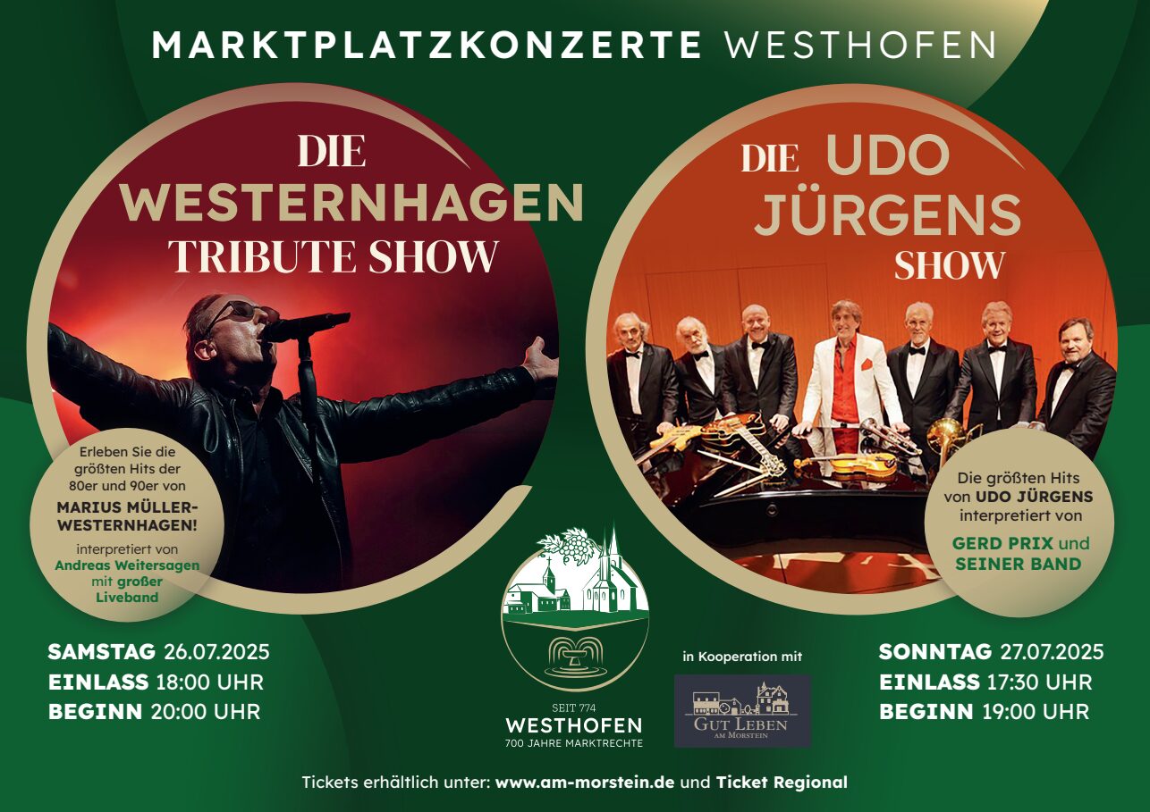 Marktplatzkonzerte Westhofen mit Konzerthighlights - WO! Magazin - DAS ...